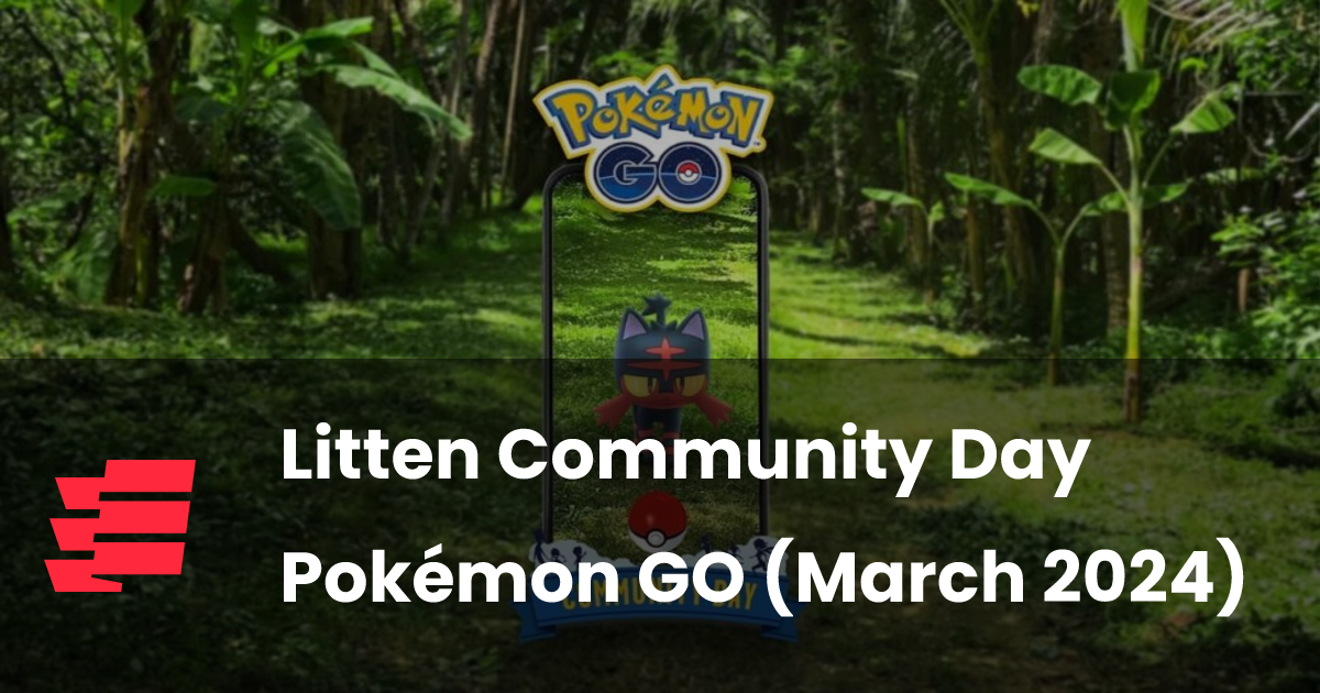Litten Community Day Pokémon GO (March 2024) | esports.gg